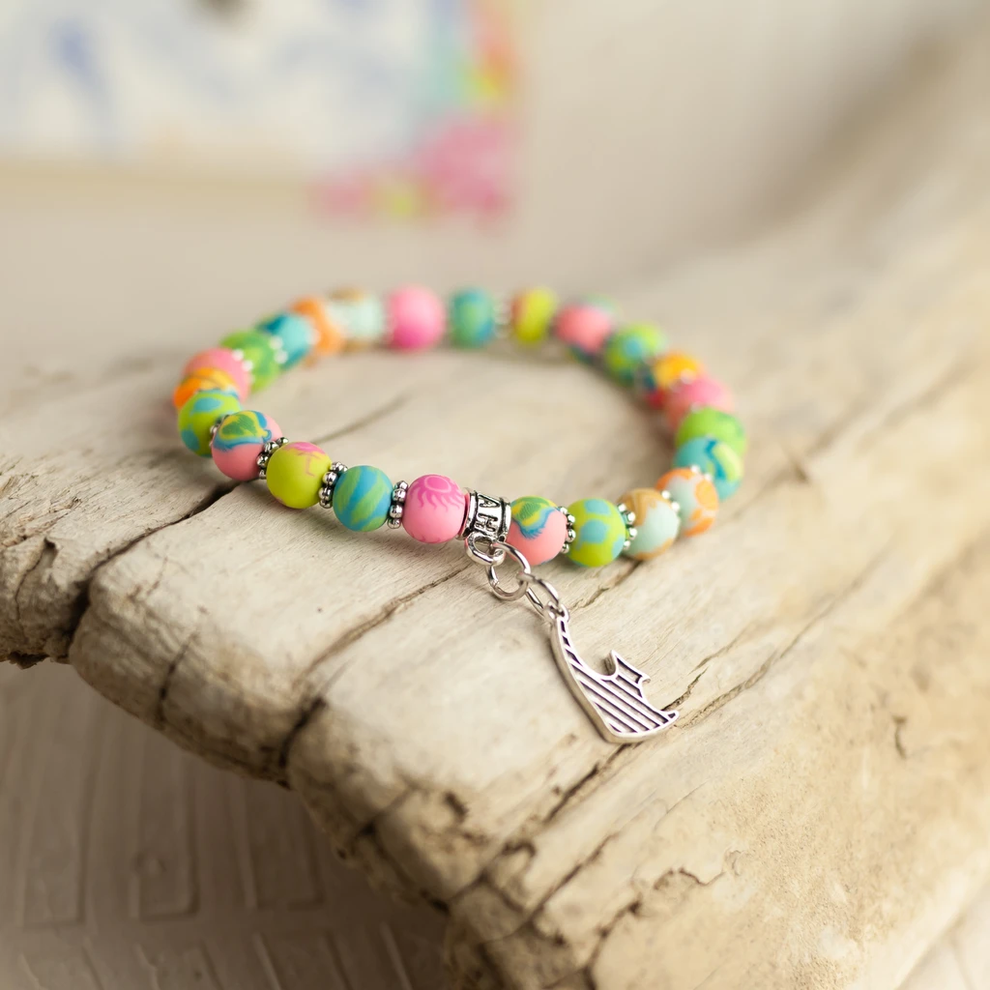 Jilzarah Caribbean Beach Bracelet | Coral & Calypso